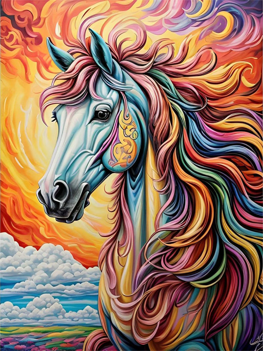 Horse 5d Diy Diamond Painting Kits UK Handwork Hobby FL3510 – VictoriasMoon.co.uk