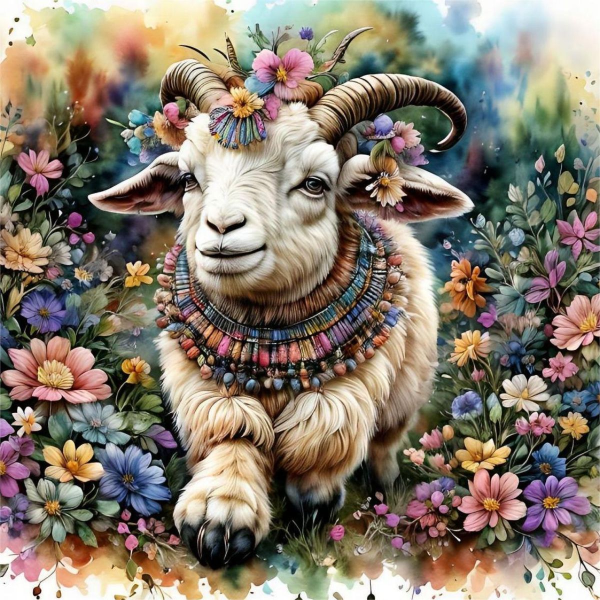 Sheep 5d Diy Diamond Painting Kits UK Handwork Hobby FL3247 ...