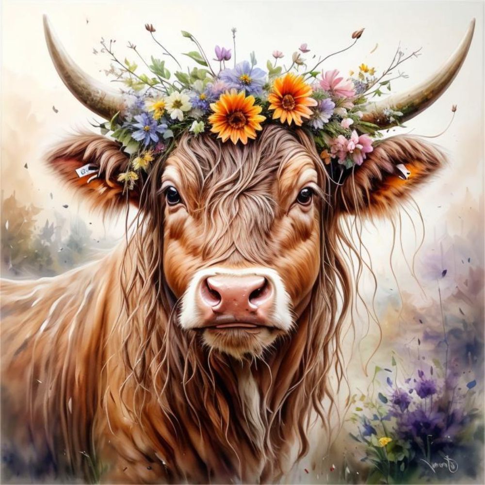 Bull 5d Diy Diamond Painting Kits UK Handwork Hobby FL4219 ...