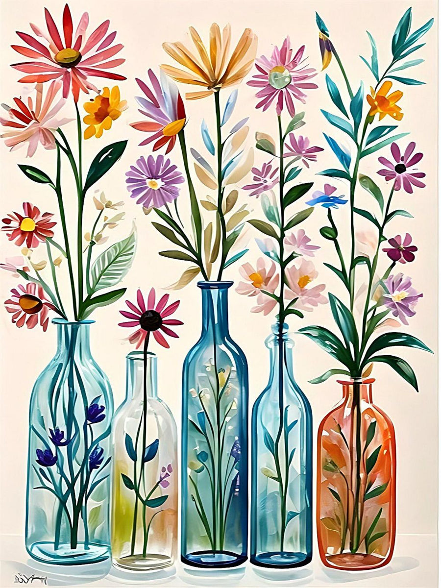 Flower 5d Diy Diamond Painting Kits UK Handwork Hobby FL4100 ...