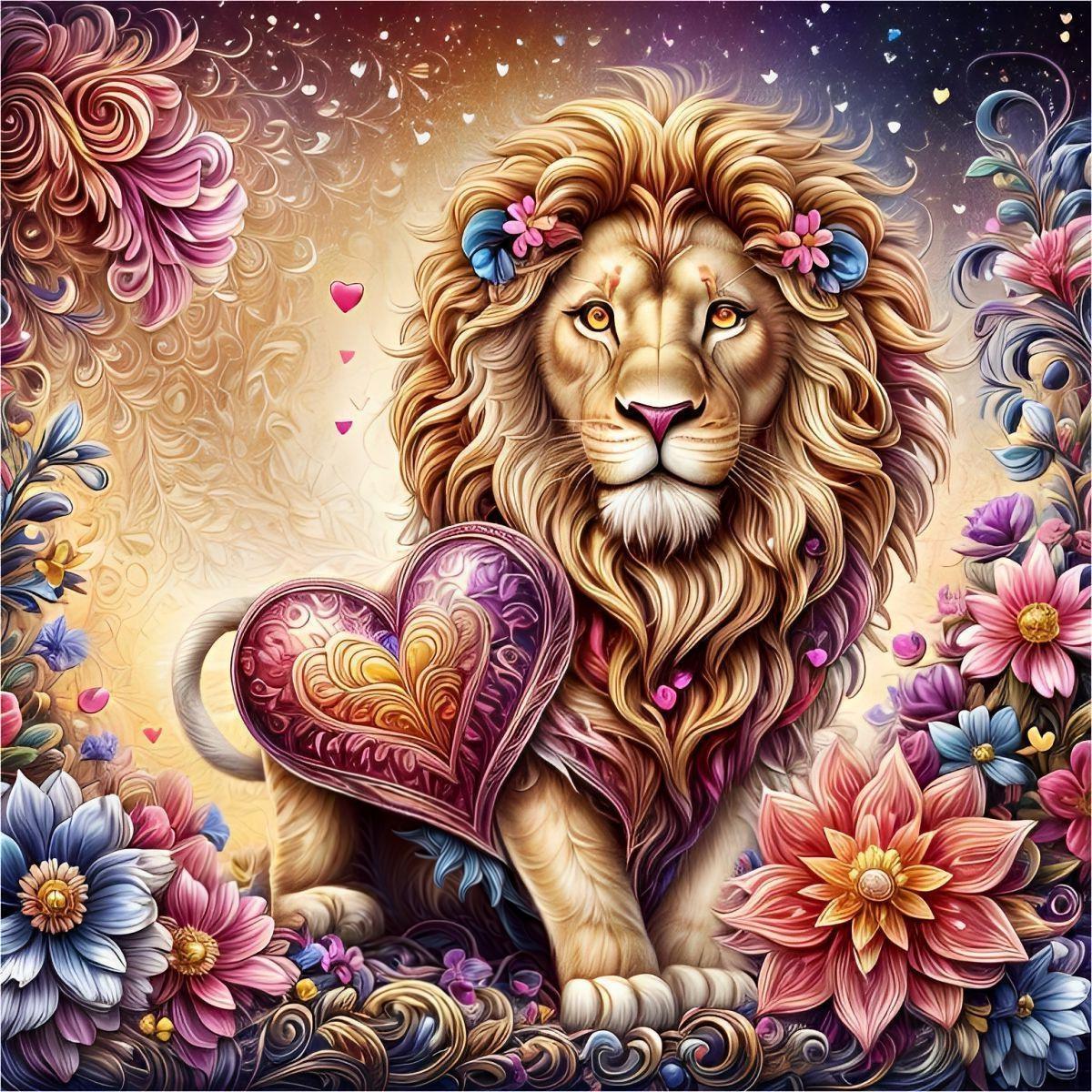 Lion 5d Diy Diamond Painting Kits UK Handwork Hobby FL3171 ...