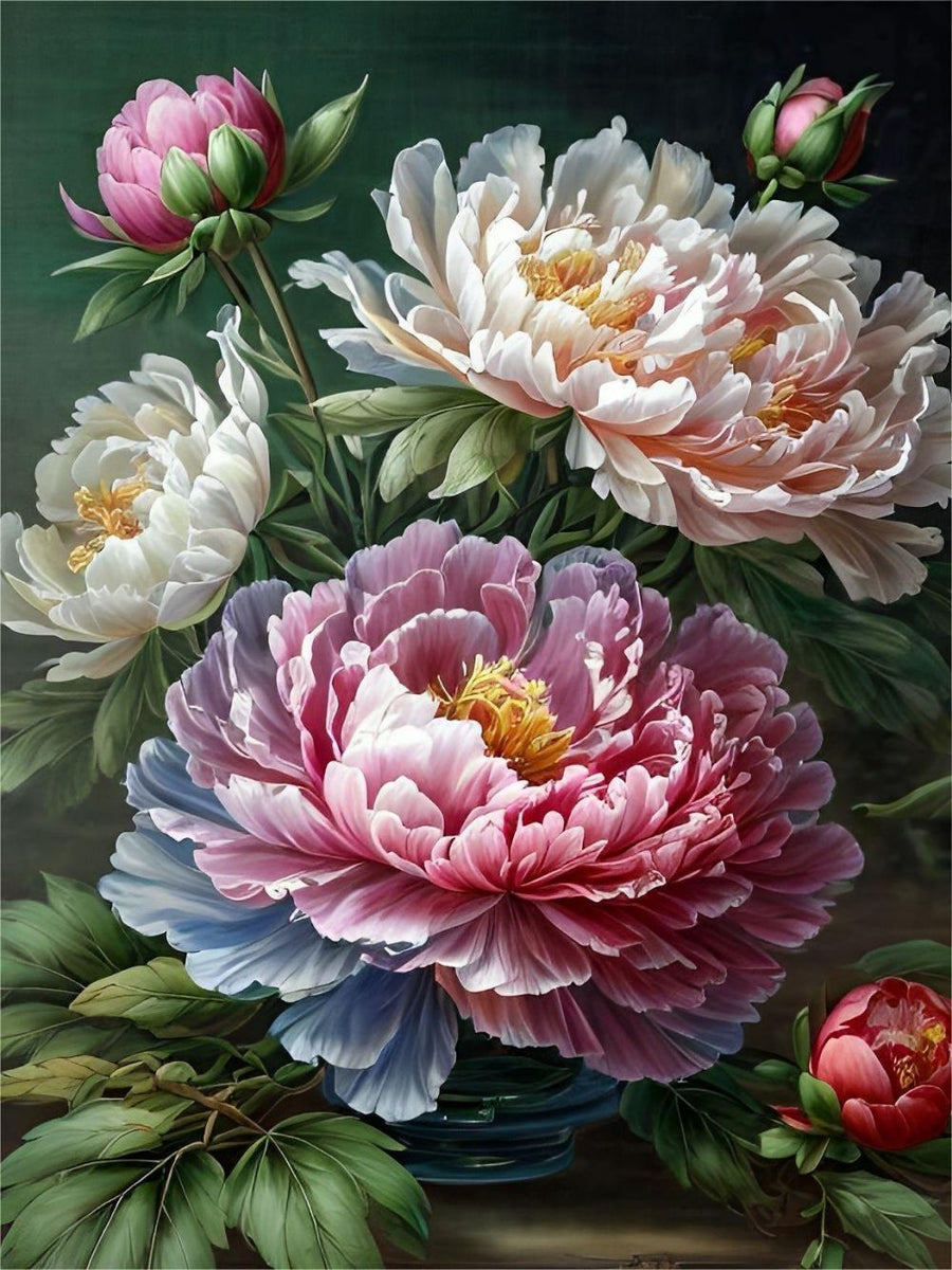 Flower 5d Diy Diamond Painting Kits UK Handwork Hobby FL3609 ...