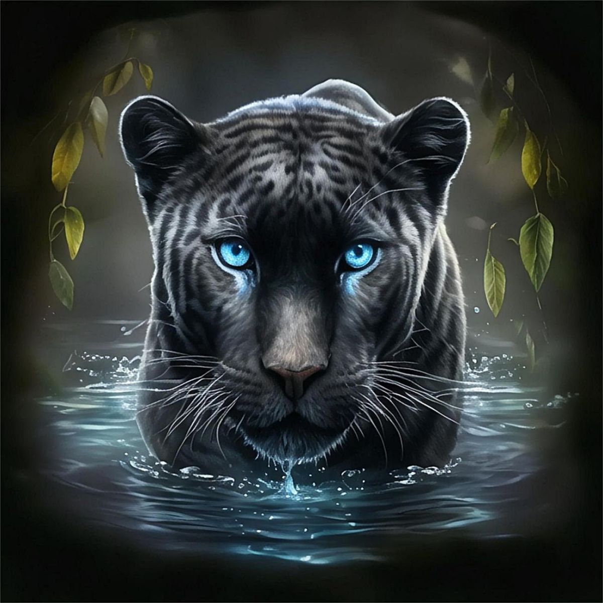 Leopard 5d Diy Diamond Painting Kits UK Handwork Hobby FL8197 ...