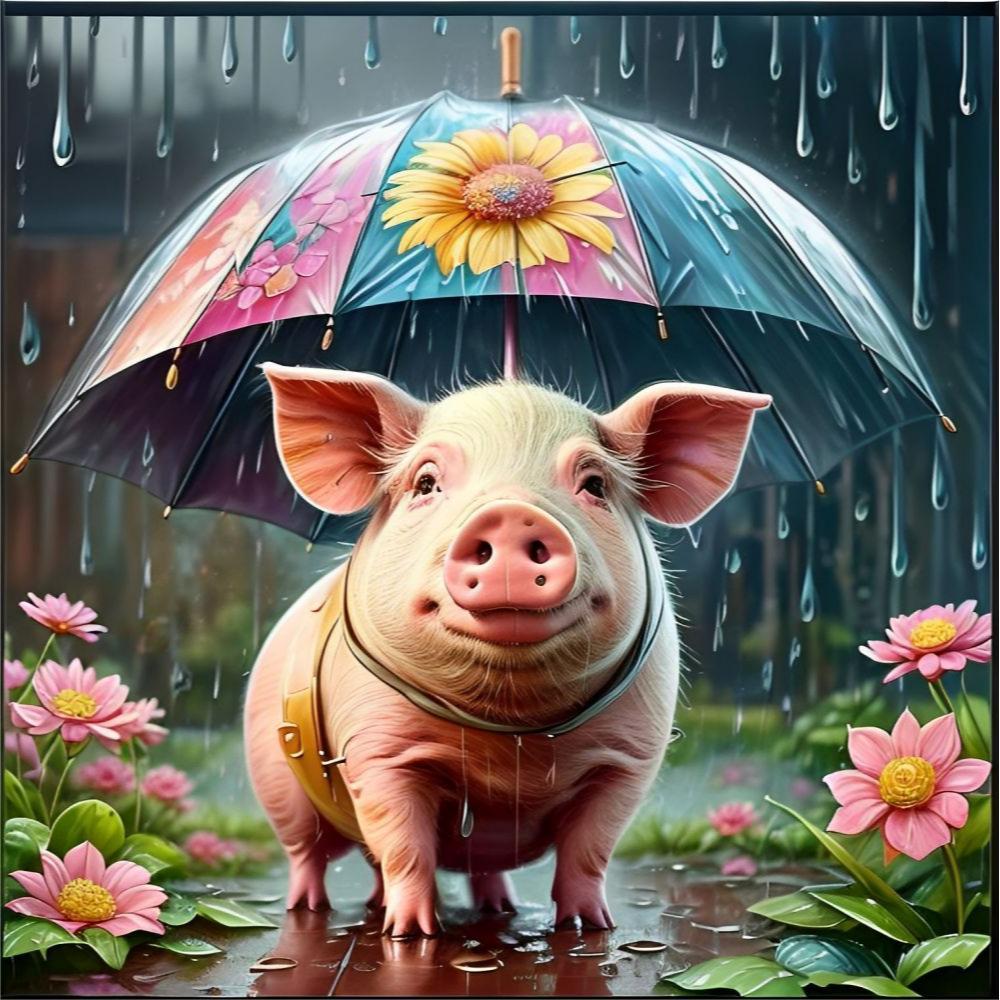 Pig 5d Diy Diamond Painting Kits UK Handwork Hobby FL4240 ...