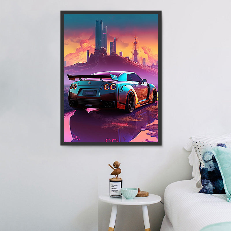 Car 5d Diy Diamond Painting Kits UK Handwork Hobby MJ8646 ...
