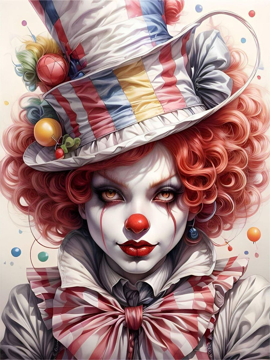 Clown 5d Diy Diamond Painting Kits UK Handwork Hobby FL3639 ...