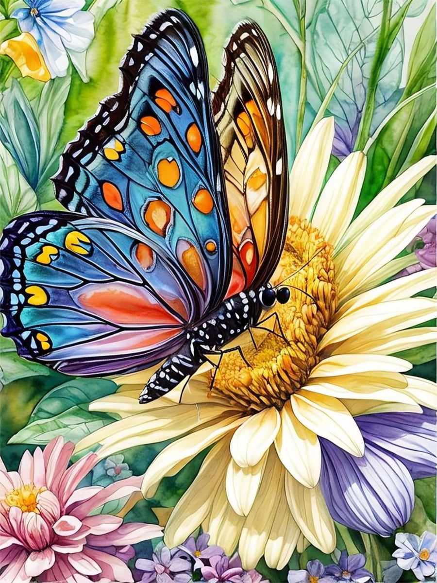 Butterfly 5d Diy Diamond Painting Kits UK Handwork Hobby FL4424 ...