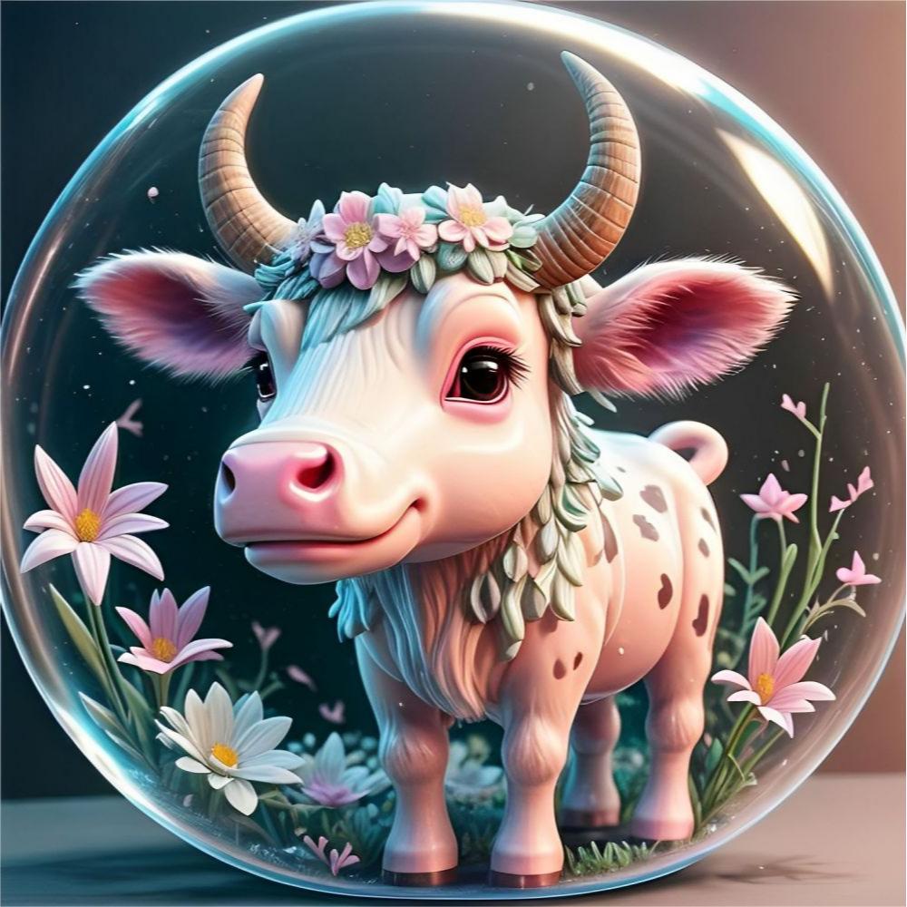 Bull 5d Diy Diamond Painting Kits UK Handwork Hobby FL4221 ...