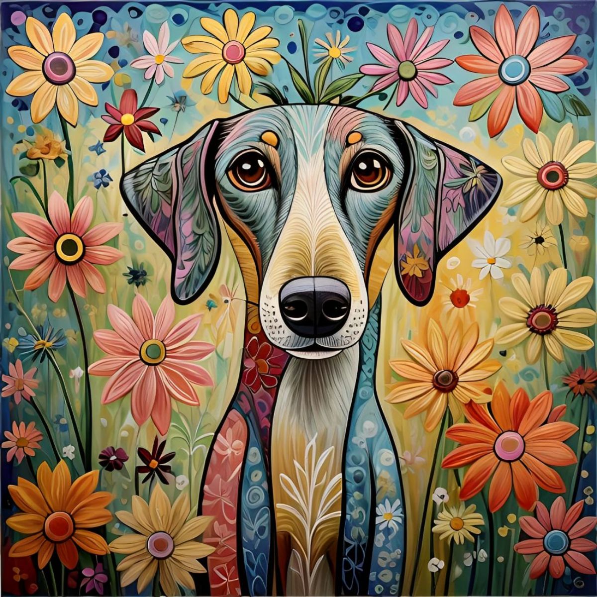 Dog 5d Diy Diamond Painting Kits UK Handwork Hobby FL3143 ...