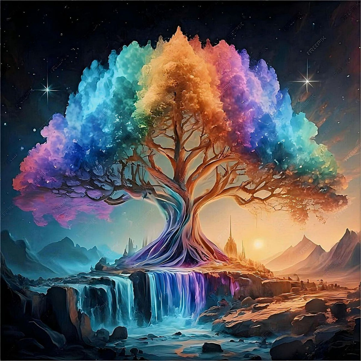 Tree 5d Diy Diamond Painting Kits UK Handwork Hobby FL7957 ...