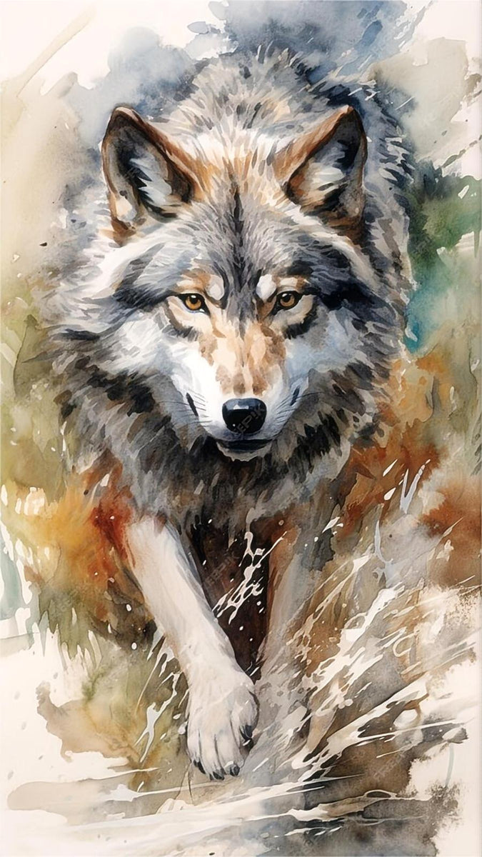 Wolf 5d Diy Diamond Painting Kits UK Handwork Hobby FL8331 ...