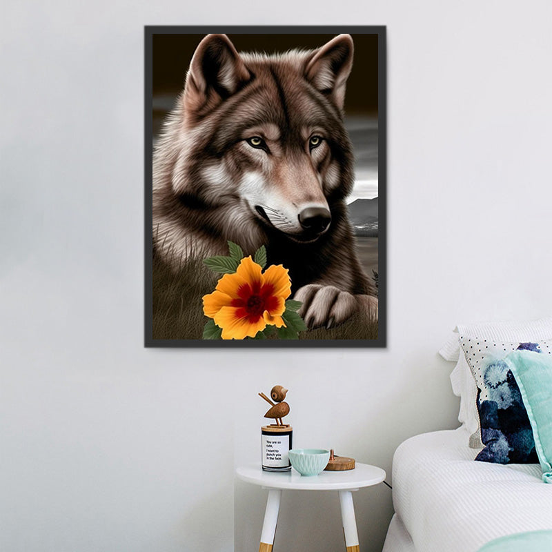 Wolf 5d Diy Diamond Painting Kits UK Handwork Hobby MJ9148 ...